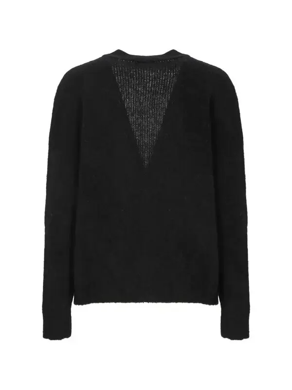 OLIVER LATTUGHI Alpaca V-neck Cardigan