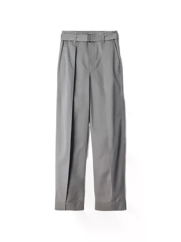 LEMAIRE Rounded Pants In Polycotton Twill - Grey