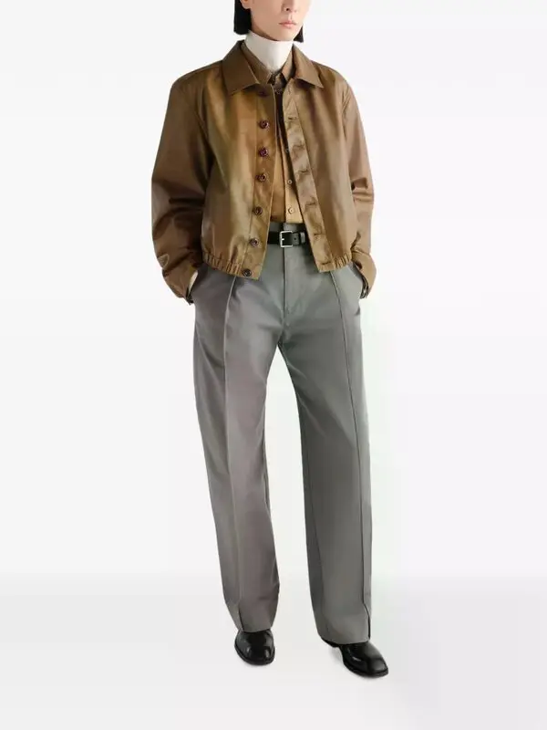 LEMAIRE Rounded Pants In Polycotton Twill - Grey