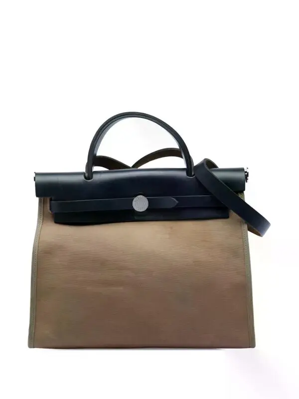 Hermès 2018 Toile Herbag Zip 31 Satchel