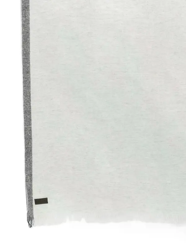 Canali Fringed Cashmere Scarf
