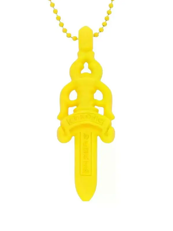 Chrome Hearts Dagger Pendant Necklace - Yellow