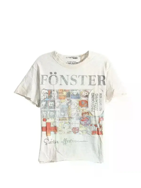 SAITOS Fonster Raw-cut T-shirt - Grey