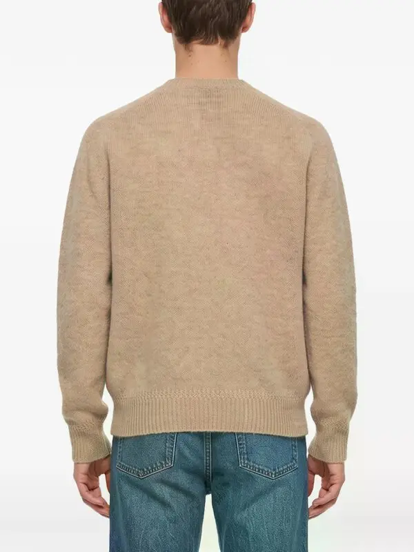 ANOTHER ASPECT Crew-neck Knitted Sweater