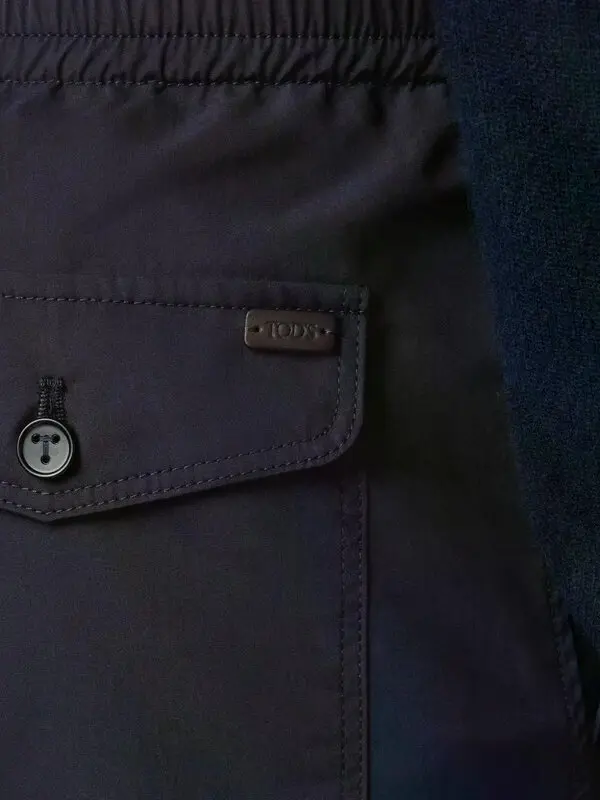 TOD'S Pants In Technical Cotton With Drawstring