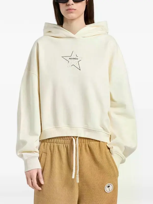 Palm Angels Star-print Hoodie
