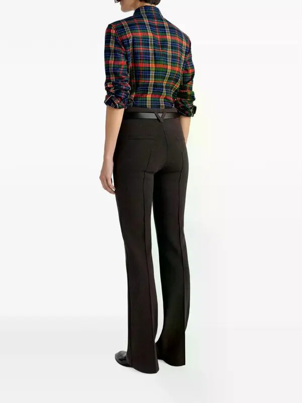 HIGH SPORT Luke Seersucker Trousers - Brown