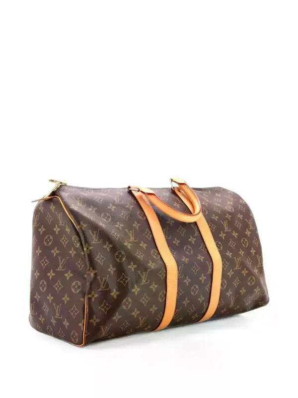 LOUIS VUITTON Keepall Bag Monogram Canvas 45 Satchel