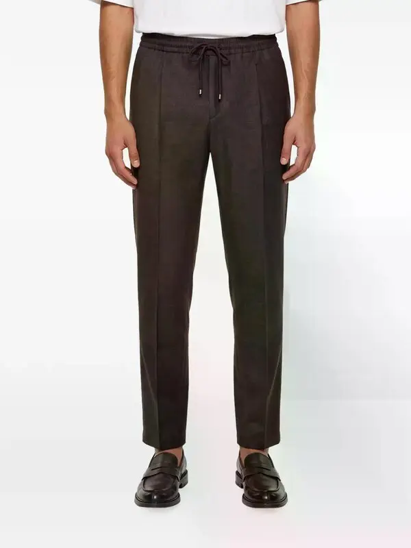 BRIGLIA 1949 Wimbledon Drawstring Pressed-crease Trousers