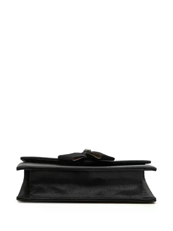 Saint Laurent 2000-2026 Satin Bow Clutch Bag