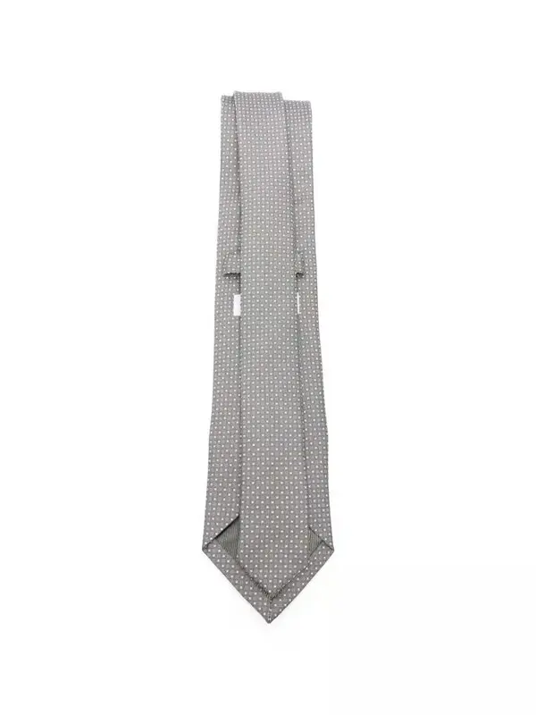 ERRICO FORMICOLA Micro-patterned Silk Tie