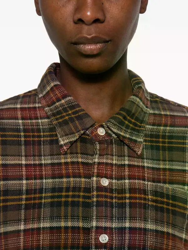 R13 Plaid-pattern Shirt