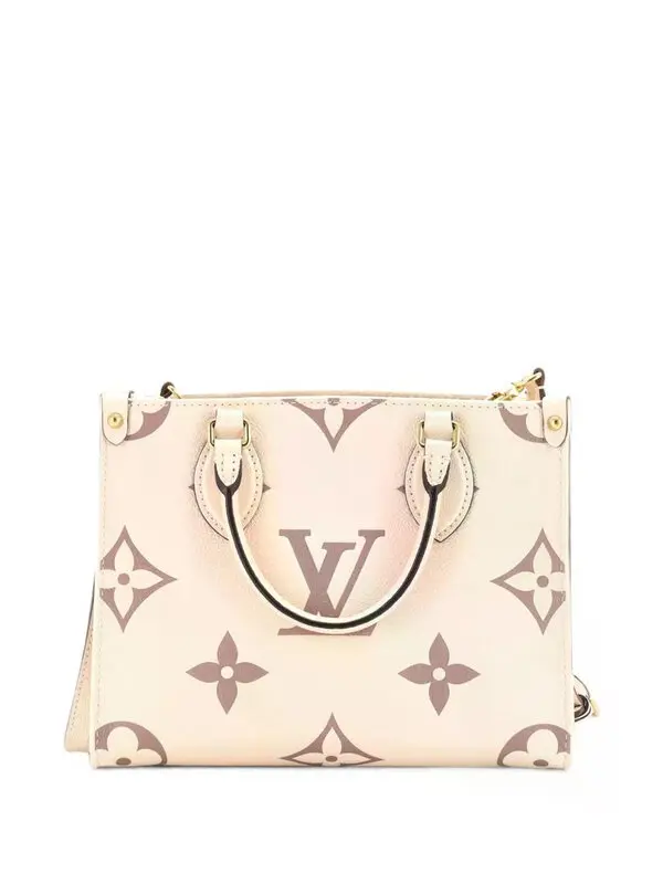 LOUIS VUITTON Onthego Bicolor Monogram Empreinte Giant Pm Tote Bag