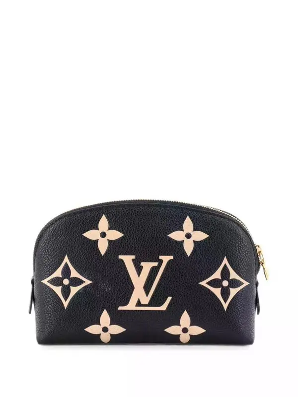 LOUIS VUITTON Cosmetic Bicolor Monogram Empreinte Giant Pouch