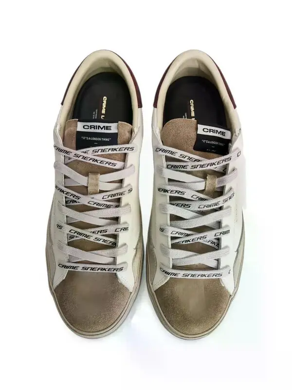 CRIME LONDON Distressed 2.0 Panelled Sneakers