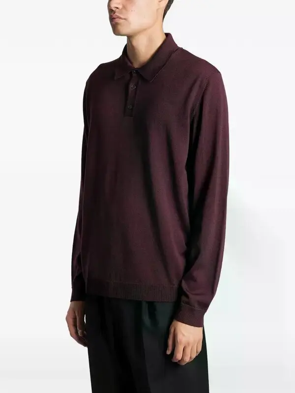 ROBERTO COLLINA Long-sleeve Polo Shirt