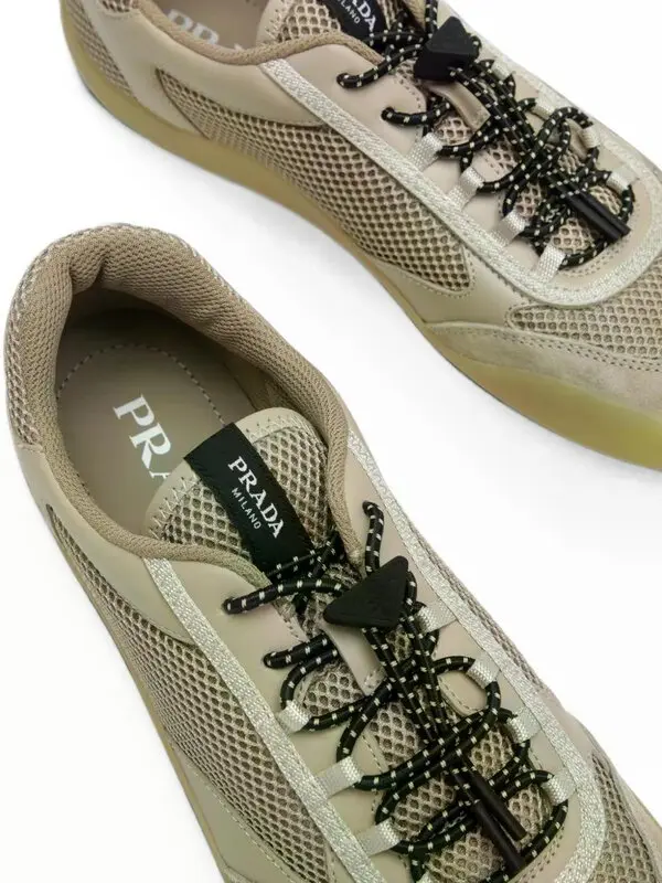Prada Speedrock Mesh Fabric Sneakers