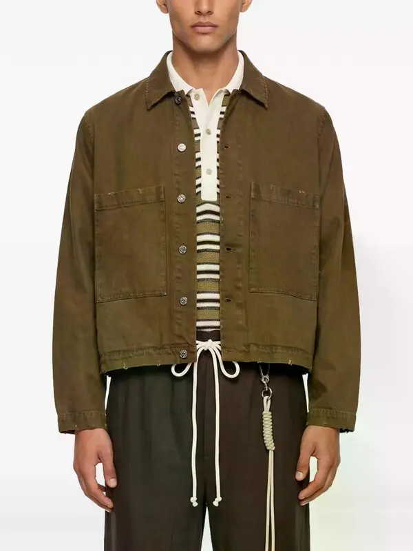 SONG FOR THE MUTE Distressed-effect Denim Jacket