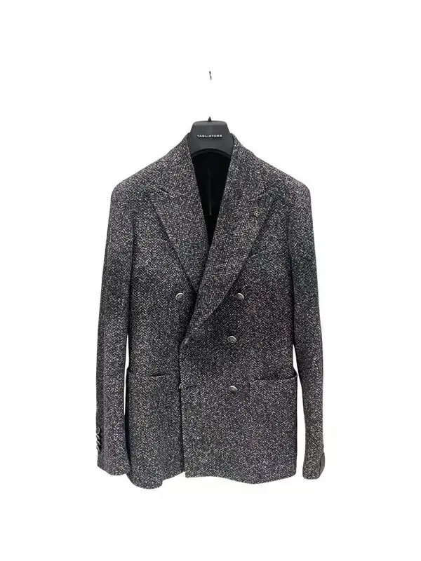 Tagliatore Double-breasted Tweed Blazer