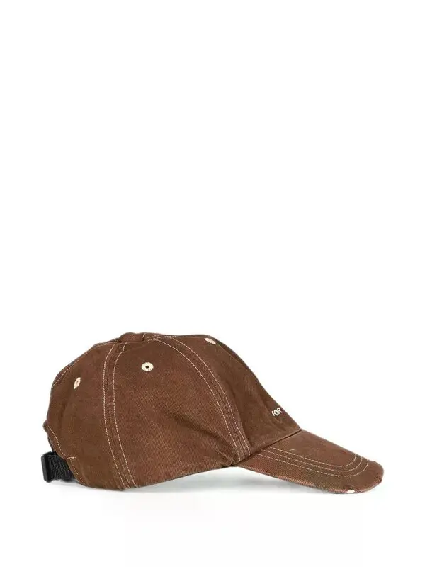 SONG FOR THE MUTE Distressed Logo-embroidered Baseball Cap