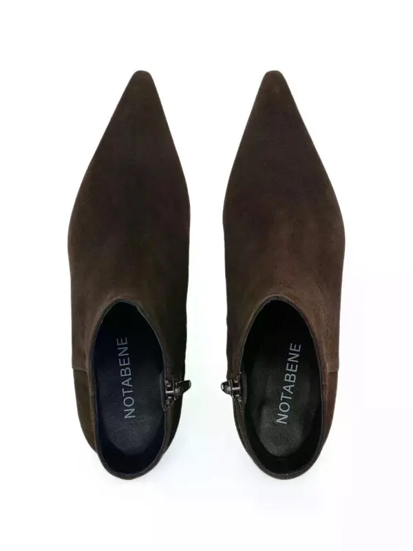 NOTABENE Elma Wedge Ankle Boots - Brown
