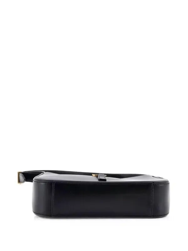 Saint Laurent Le 5 A 7 Leather Small Hobo Bag