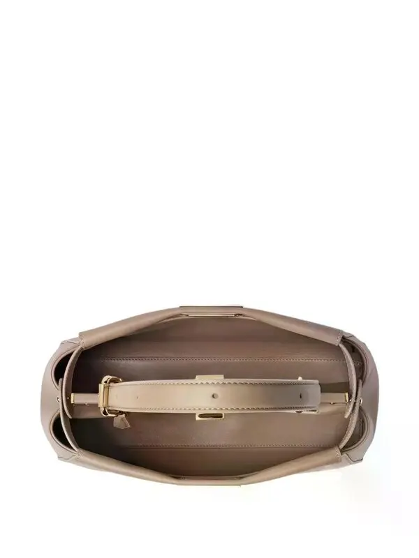 Fendi Medium My Peekaboo Leather Handbag - Neutrals