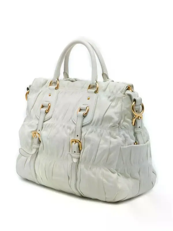 Prada 2006-2011 Nappa Gaufre Satchel
