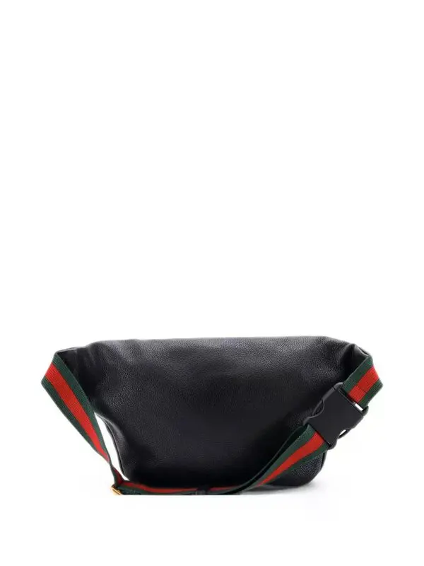 Gucci Logo Printed Leather Medium Belt Bag