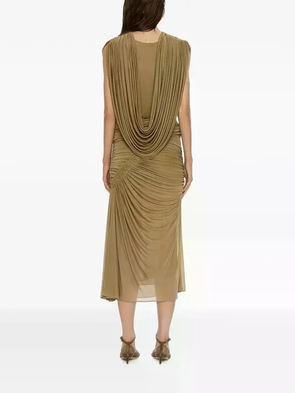 Christopher Esber Orion Ruched Midi Skirt