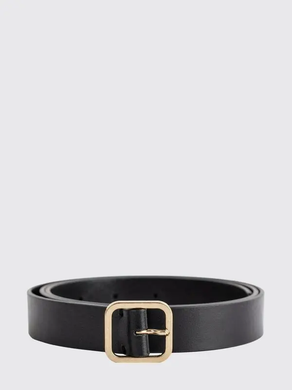 Marsèll Smooth Leather Belt With Pin Buckle - Black