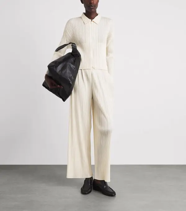 Issey Miyake Monthly Colors August Zip-up Cardigan