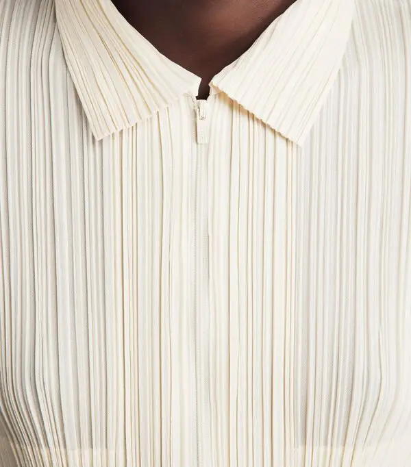 Issey Miyake Monthly Colors August Zip-up Cardigan