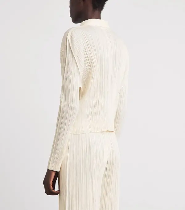 Issey Miyake Monthly Colors August Zip-up Cardigan