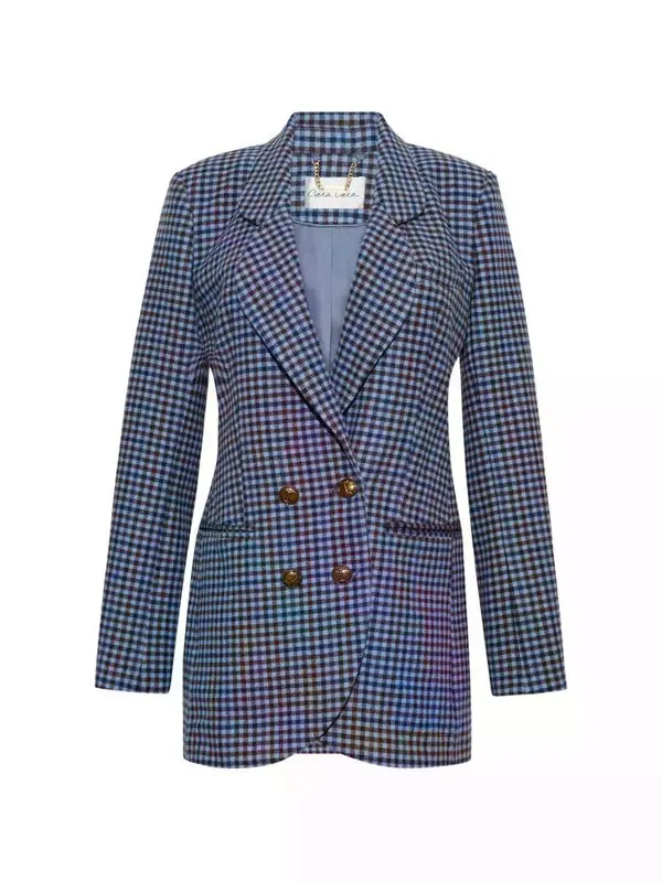 Cara Cara Remy Double-breasted Wool Blazer