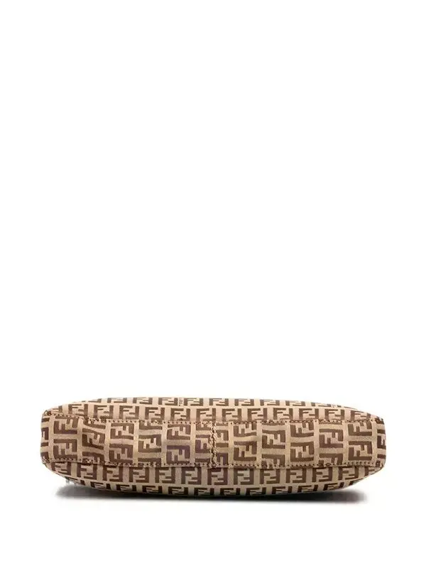 Fendi 2000-2010 Zucchino Canvas Pochette Shoulder Bag