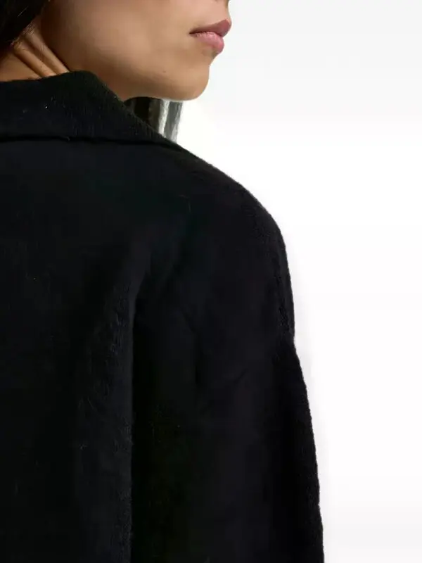 Patrizia Pepe Spread-collar V-neck Sweater