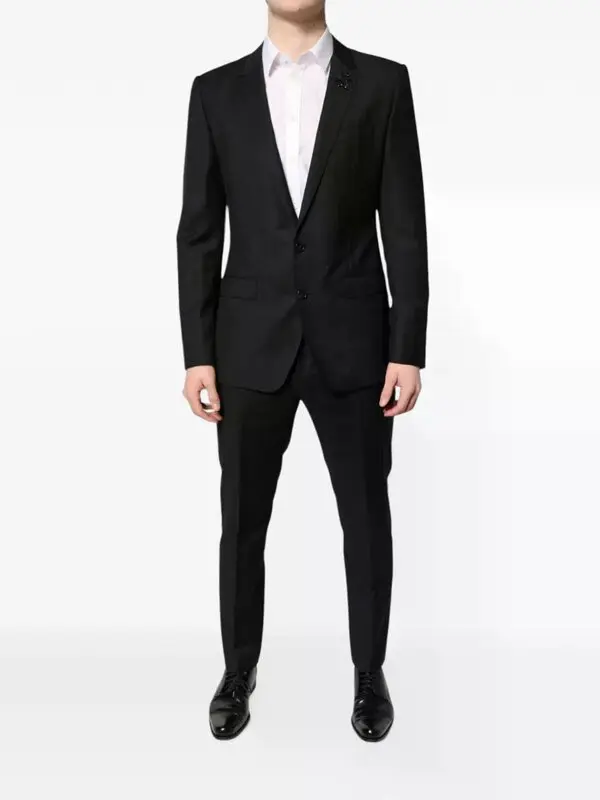 Dolce & Gabbana Bead-embellished Single-breasted Suit