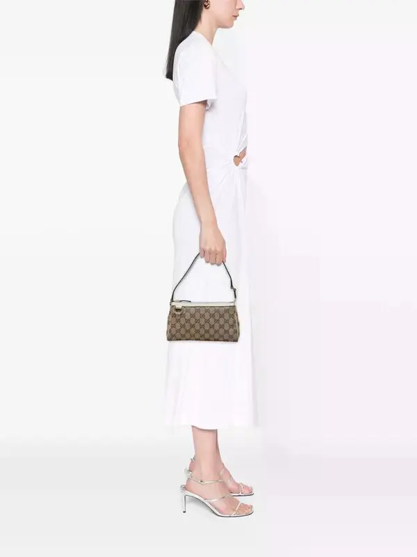 Gucci 2000-2015 Gg Canvas Abbey D Ring Pochette Handbag