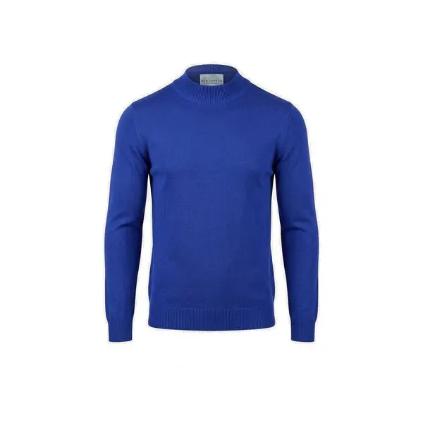RON TOMSON Mock Neck Sweater Electric - Blue