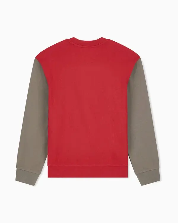 Armani Exchange Sweatshirt In Cotton French Terry - Red
