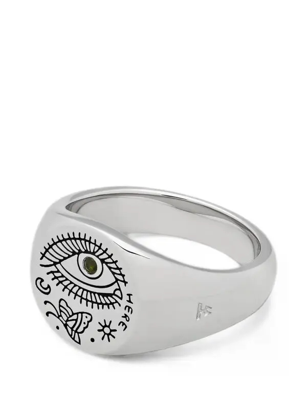 Tom Wood Butterfly Tourmaline-embellished Ring