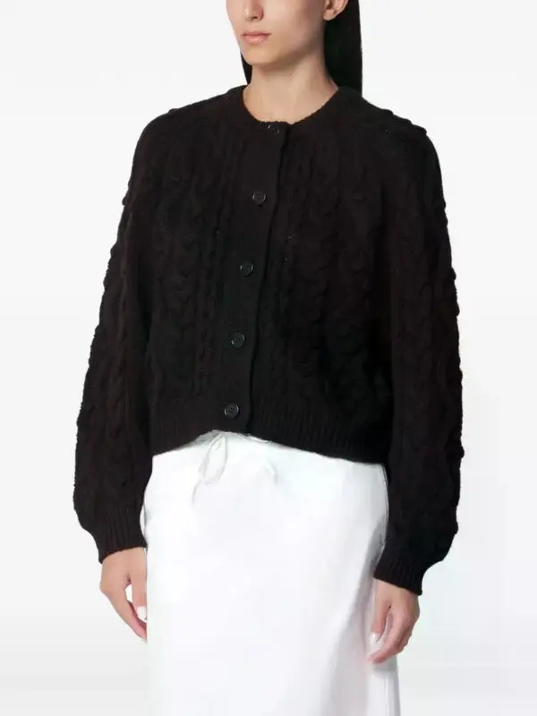 LISA YANG Winroe Cable-knit Wool Cardigan