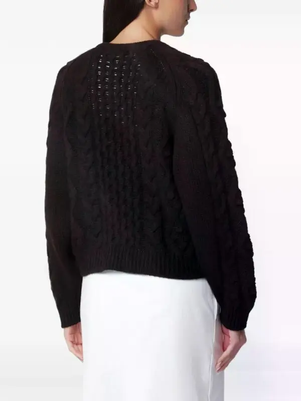 LISA YANG Winroe Cable-knit Wool Cardigan