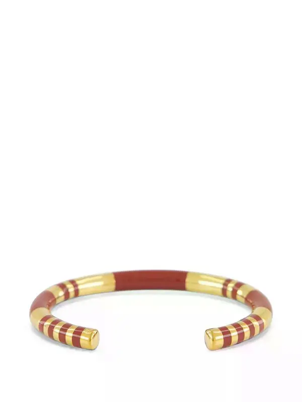 AURÉLIE BIDERMANN Positano Striped Cuff Bracelet