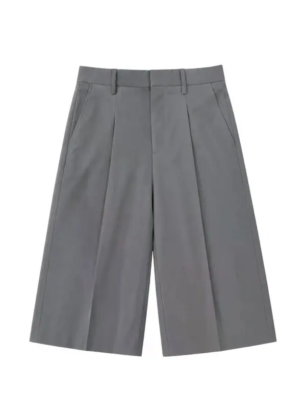N°21 Pleated-detail Tailored Shorts