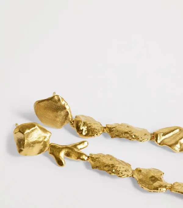 Monica Vinader Vermeil Fragments Drop Earrings