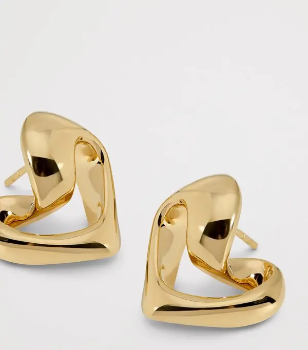 Monica Vinader Vermeil Infinity Heart Earrings