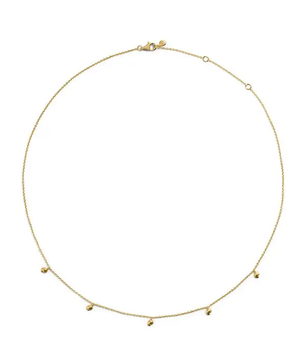 Monica Vinader Vermeil Fragments Station Necklace - Gold