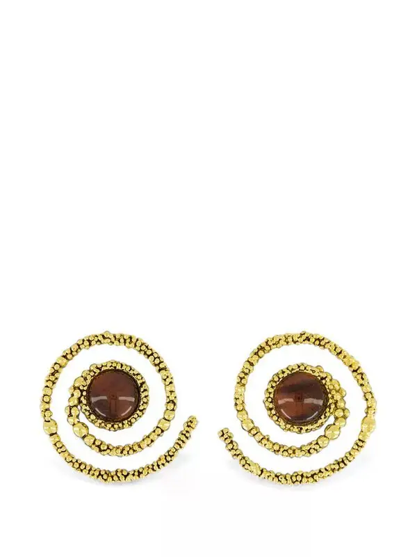 AURÉLIE BIDERMANN Makoma Spiral Earrings - Gold